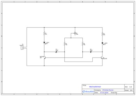 Wechselblinker Easyeda Open Source Hardware Lab