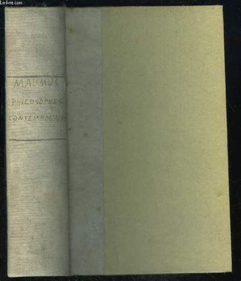 Les Philosophes Contemporains I M Vacherot M Taine M P Janet M