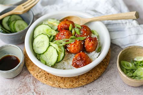 Firecracker Chicken Meatballs Healthyish Foods