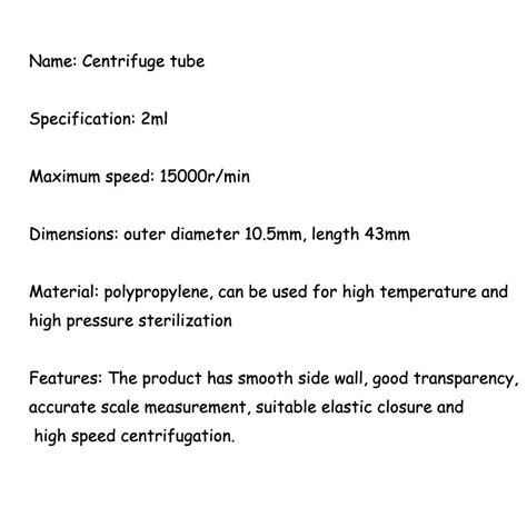 100pcspack 2ml 10543mm Polypropylenepp Plasti Grandado