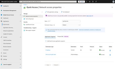 为 Active Directory 域控制器配置microsoft Entra Private Access Global Secure