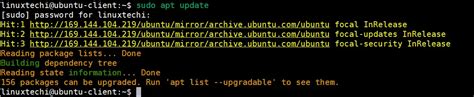 how to setup local apt repository server on ubuntu 20 04