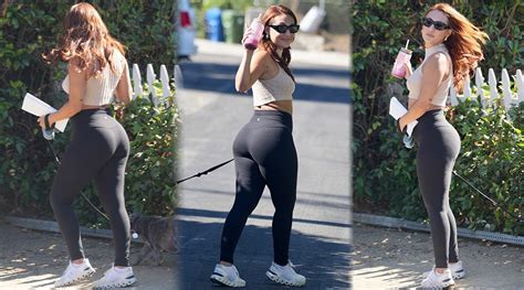 Francia Raisa Beautiful Big Ass In Leggings Hot Celebs Home
