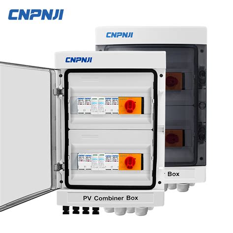 China 4 String 500v 1000v 60A 80A Solar Pv Dc Combiner Box Manufacturers Suppliers Pinji