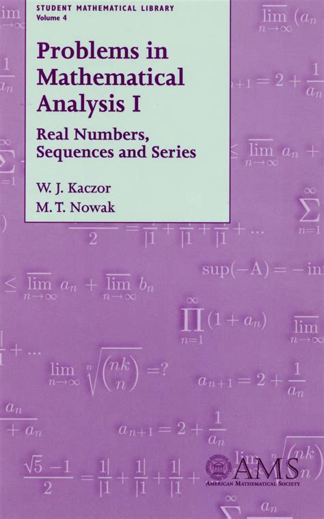 Problems In Mathematical Analysis I Real Numbers Sequences And Series