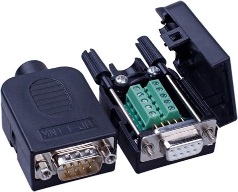 Buy ANMBEST PCS DB Female Breakout Connector DB Solderless RS D SUB Serial To Pin Port