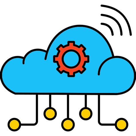 Cloud Computing Generic Color Lineal Color Icon