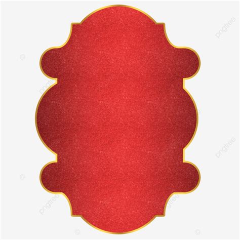 빨간색 반짝이 이슬람 제목 프레임 레이블 배너 붉은 빛나는 이슬람의 레이블 배너 Png 일러스트 및 Psd 이미지 무료 다운로드 Pngtree