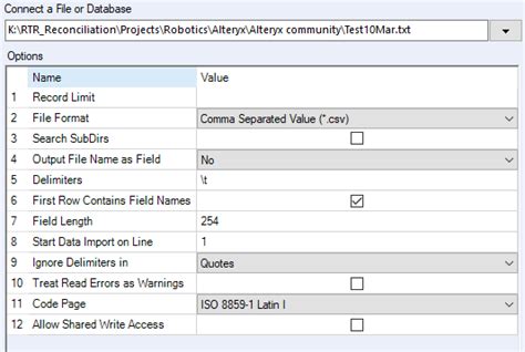 Solved Tab Delimiter From Excel In Alteryx Alteryx Community