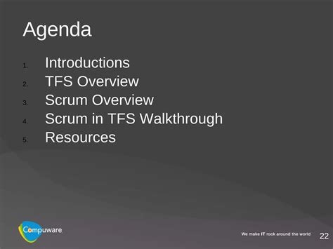 Implementing Scrum Using Team Foundation Server Pptx