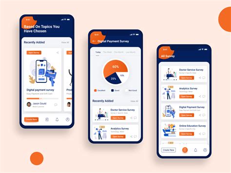 Survey App App Design Inspiration App Design Ui Design Inspiration