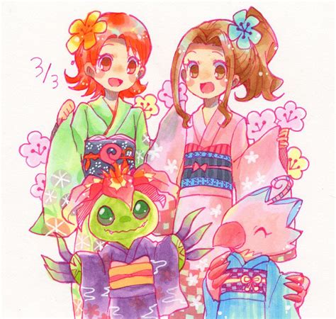 Mimi And Sora From Digimon
