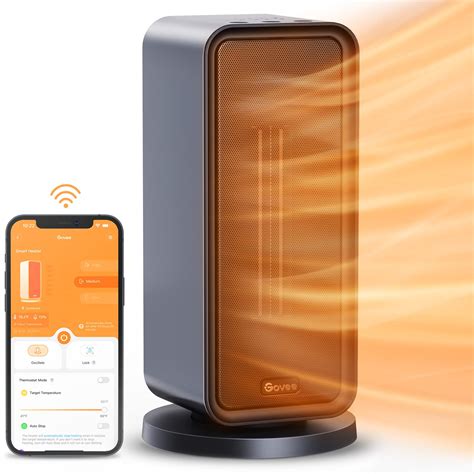 Govee Space Heater Smart Electric Space Heater With Thermostat Wi Fi And Bluetooth App Control