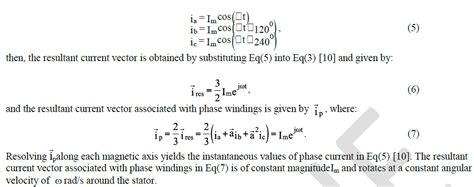 Vector Analysis And Equivalent Circuit Of A Three Phase Motor Stator