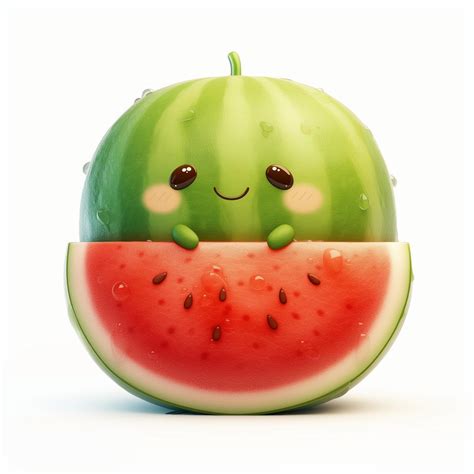 Ai产生的 西瓜 卡通片 Pixabay上的免费图片