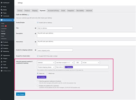 Codiepress Woocommerce Conditional Shipping And Payments Hide