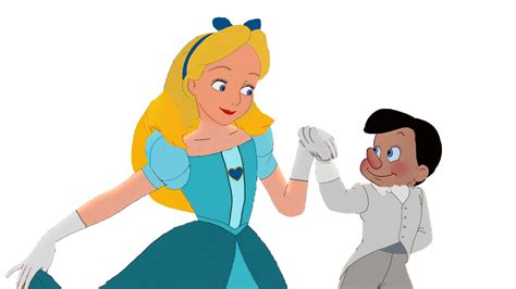 Alice And Pinocchio Walking Together Ballroom By Maxgoudiss On Deviantart