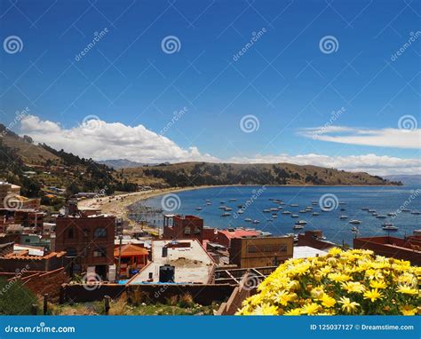 Copacabana Beach And Lake Titicaca Bolivia Editorial Photography