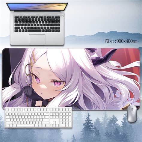 sorasaki hina mouse pad blue archive gaming keyboard pad custom acgn computer pad anime