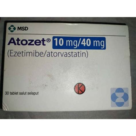 Jual Atozet 10 Mg 40 Mg 30 Tablet Di Seller Mahdiashop Padang Bulan Kota Medan Blibli