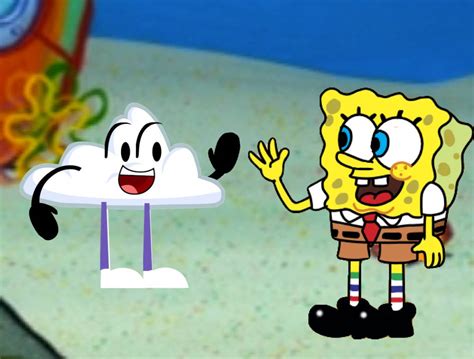 Trolls X Spongebob Cloud Guy Meets Spongebob By Frankysuperman On Deviantart