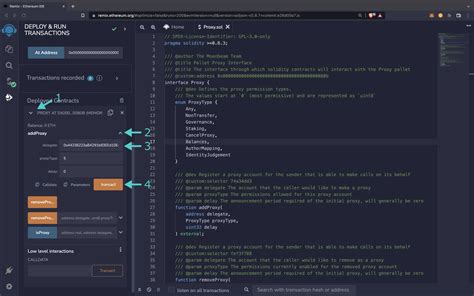 Interacting With The Proxy Precompile Moonbeam Docs