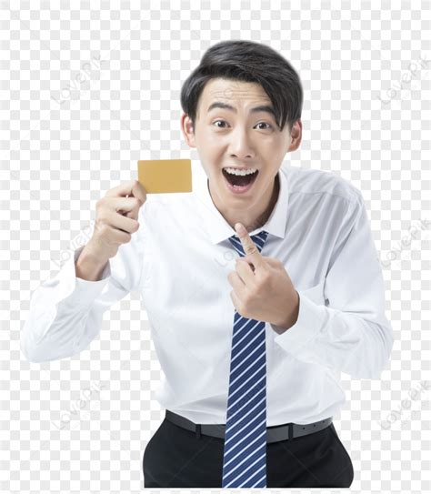 비즈니스 남성 지주 신용 카드 Png 일러스트 무료 다운로드 Lovepik