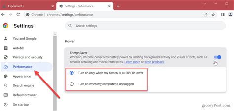 How To Enable Battery Saver Mode In Google Chrome