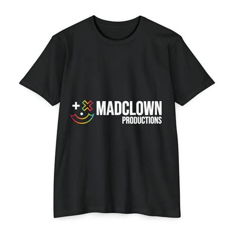 Unisex White T Shirt Mad Clown Productions