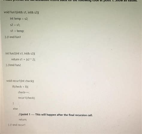 solved void fun1 intand s1 intand s2 int temp s2 s2 51