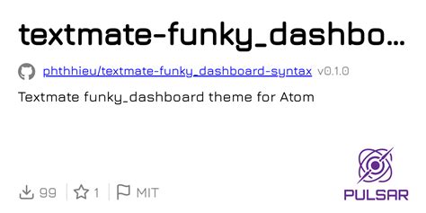 Textmate Funkydashboard Syntax