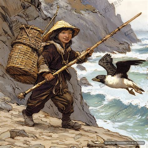 Ai创作图挑夫插画 传统捕鱼插画 古代人物古典人物担子 古代卖货郎 古代人物挑担子 挑箩筐人物 渔翁插画 赶海女插画 背背篓的男人 古代人物