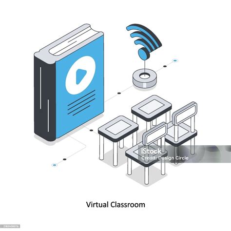 Virtual Classroom Isometric 스톡 일러스트레이션 Eps 파일 스톡 일러스트 공부에 대한 스톡 벡터 아트 및 기타 이미지 Istock