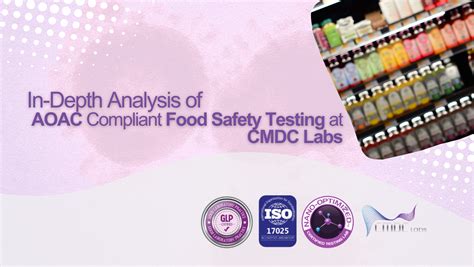 Navigating The Spectrum An In Depth Analysis Of Aoac Compliant Food Safety Testing At Cmdc Labs