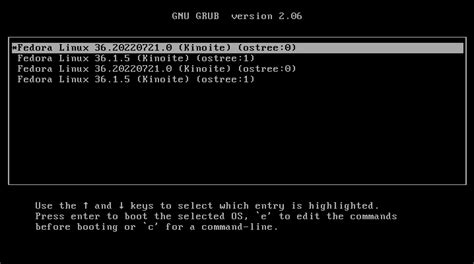 What Does Ostree And Ostree In GRUB Mean What Is The Difference R Fedora