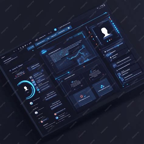 A Visual Of An Identity Management System Dashboard With User Profiles