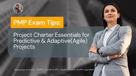 Project Charter Essentials For Predictive And Agile