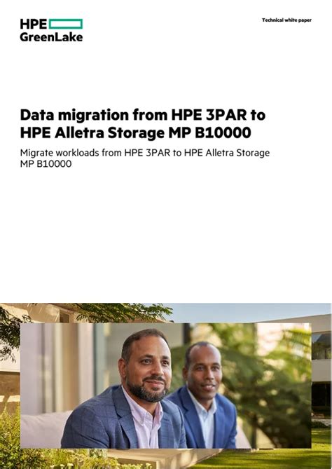 Data Migration From Hpe 3par To Hpe Alletra Storage Mp B10000
