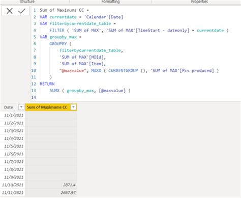 Solved Calculate Sum Of Max Values Microsoft Fabric Community