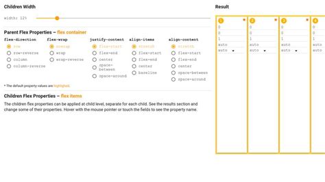 Flexbox Properties Demonstration