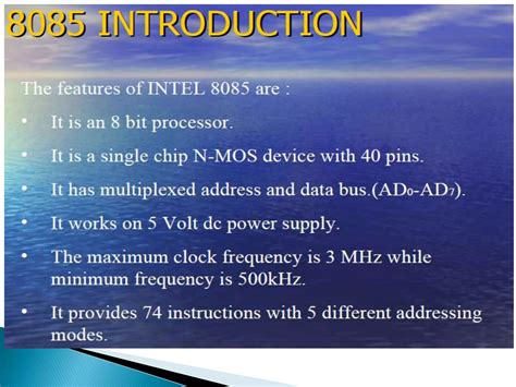 Microprocessor 8085 Ppt Ppt
