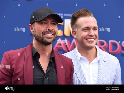 Cody Alan Left And And Michael Trea Smith Arrive At The Rd Annual Academy Of Country Music