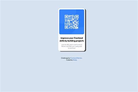 Frontend Mentor Qr Code Using Vscode Coding Challenge Solution