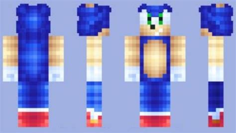 Sonic The Hedgehog Minecraft Skins Micdoodle