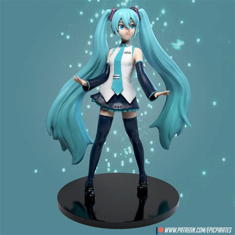 3d File Hatsune Miku 🧑‍🎤・template To Download And 3d Print・cults