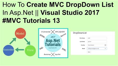 How To Create Mvc Dropdownlist In Visual Studio 2017 Mvc