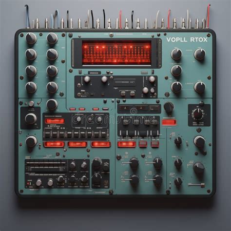 Analog Synthesizer Stock Illustration Illustration Of Knobs 333608494