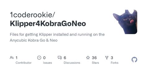 GitHub Coderookie Klipper KobraGoNeo Files For Getting Klipper Installed And Running On The