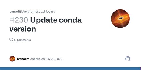 Update Conda Version Issue 230 Oegedijk Explainerdashboard GitHub