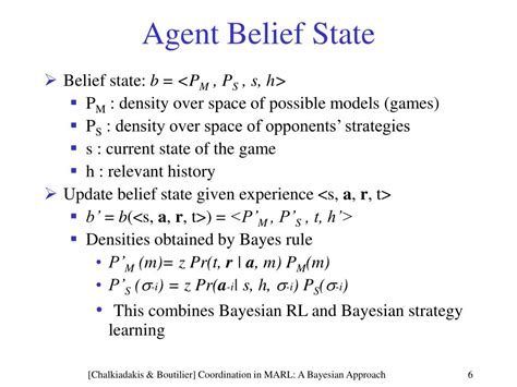 Ppt Coordination In Multiagent Reinforcement Learning A Bayesian